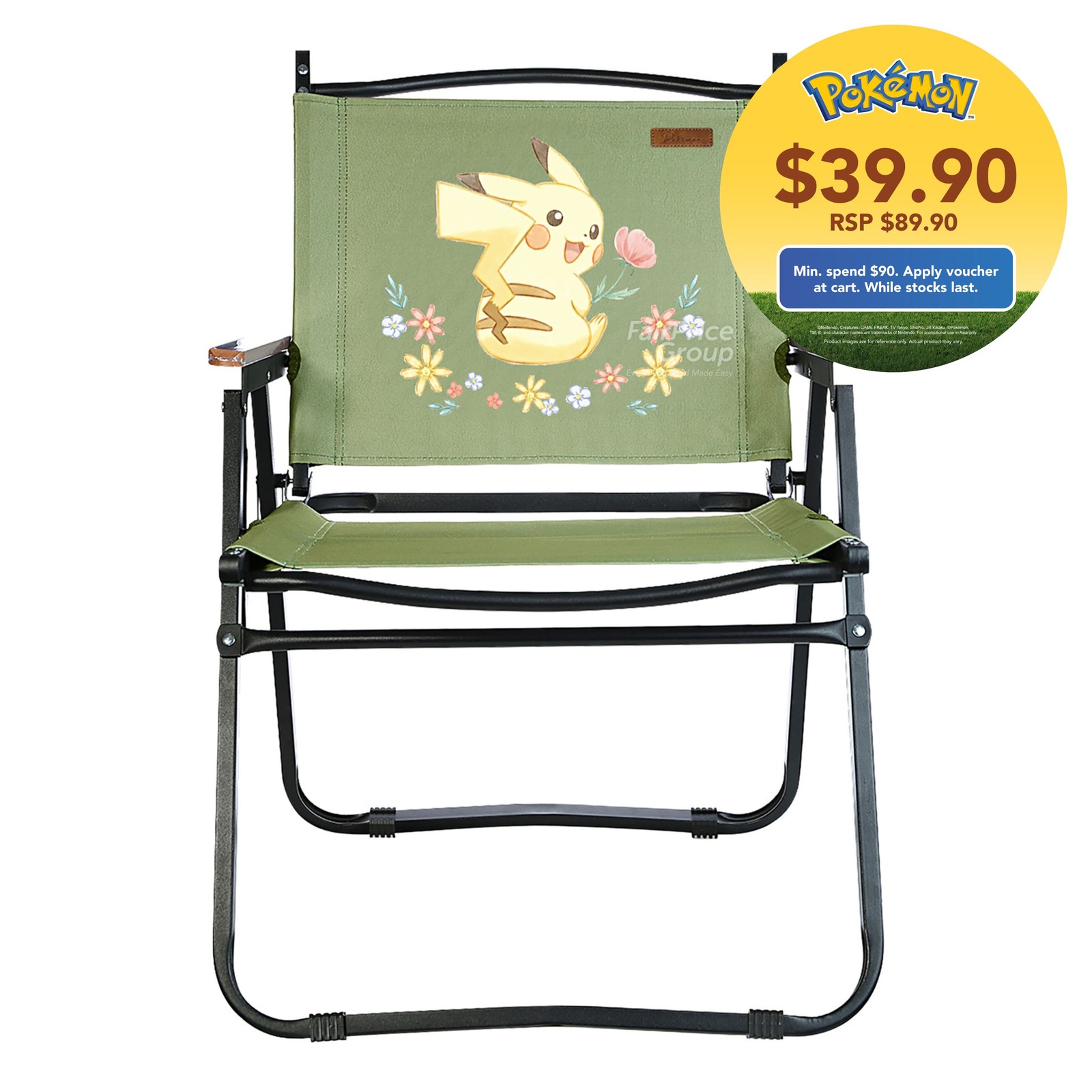 Pokémon Foldable Director Chair | NTUC FairPrice