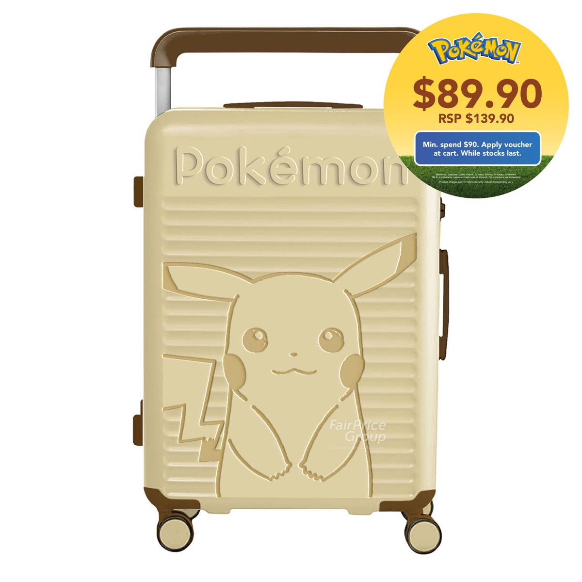 Pokémon Travel Cabin Luggage - Pikachu | NTUC FairPrice