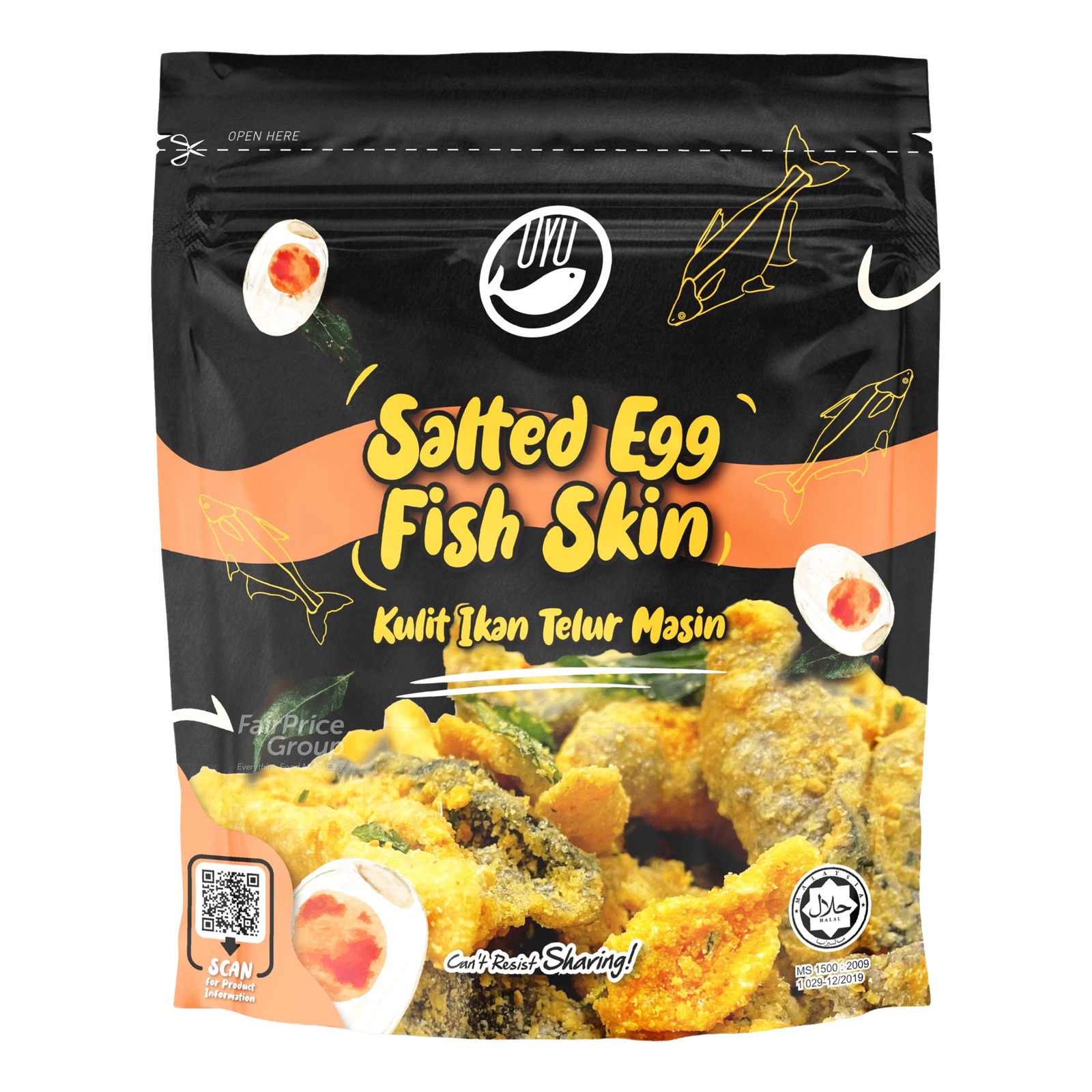 Oyu Fish Skin - Salted Egg | NTUC FairPrice