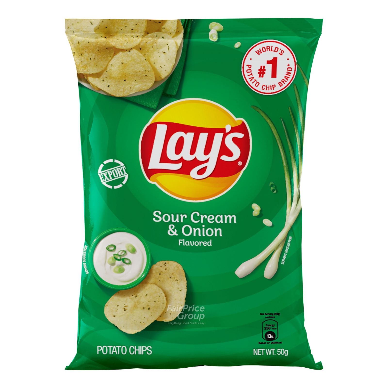 Lay's Potato Chips - Sour Cream & Onion | NTUC FairPrice