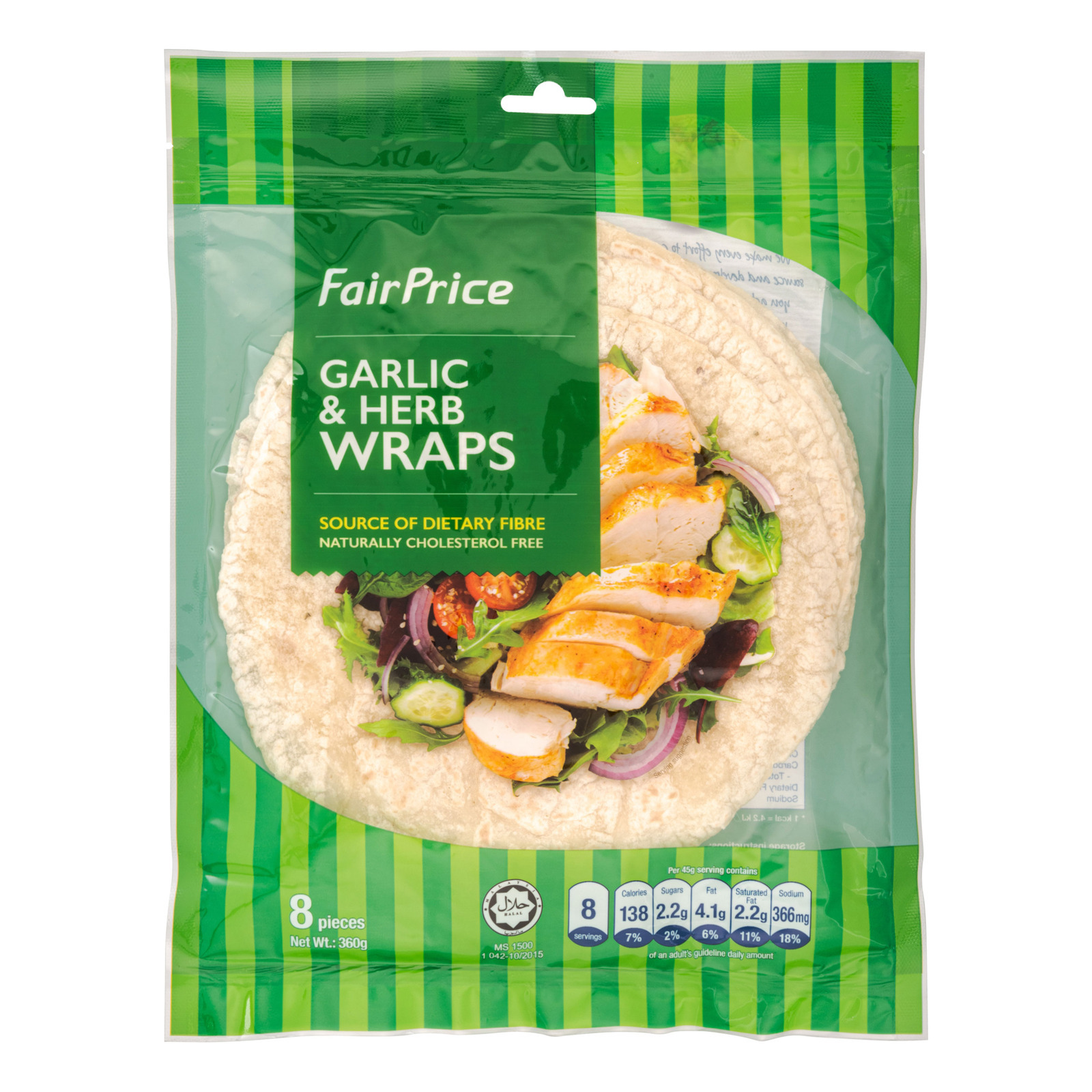 FairPrice Garlic & Herbs Wraps | NTUC FairPrice