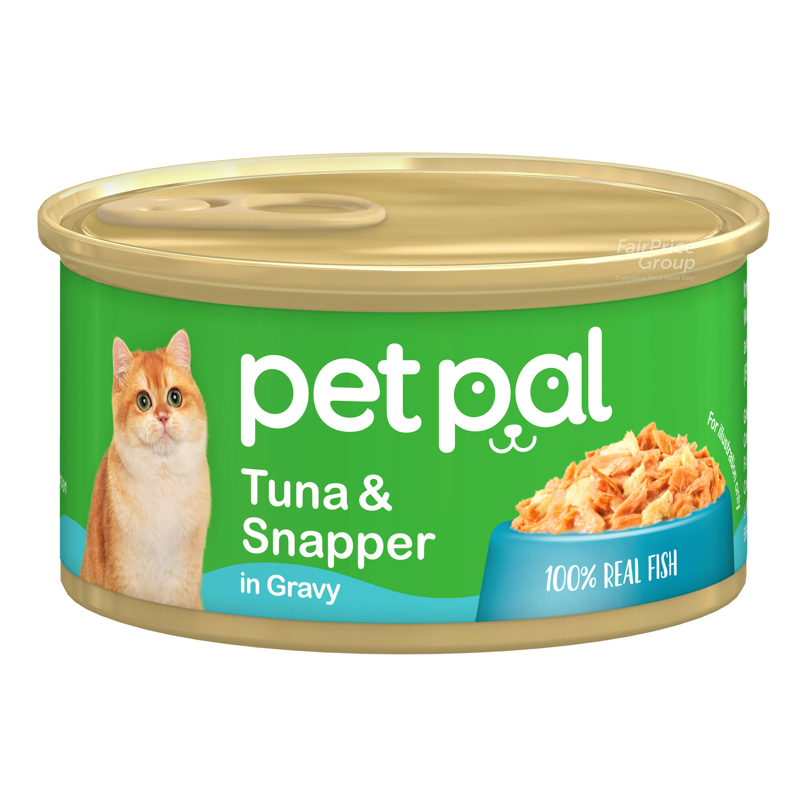 Petpal Cat Can Food - Tuna & Snapper in Gravy | NTUC FairPrice