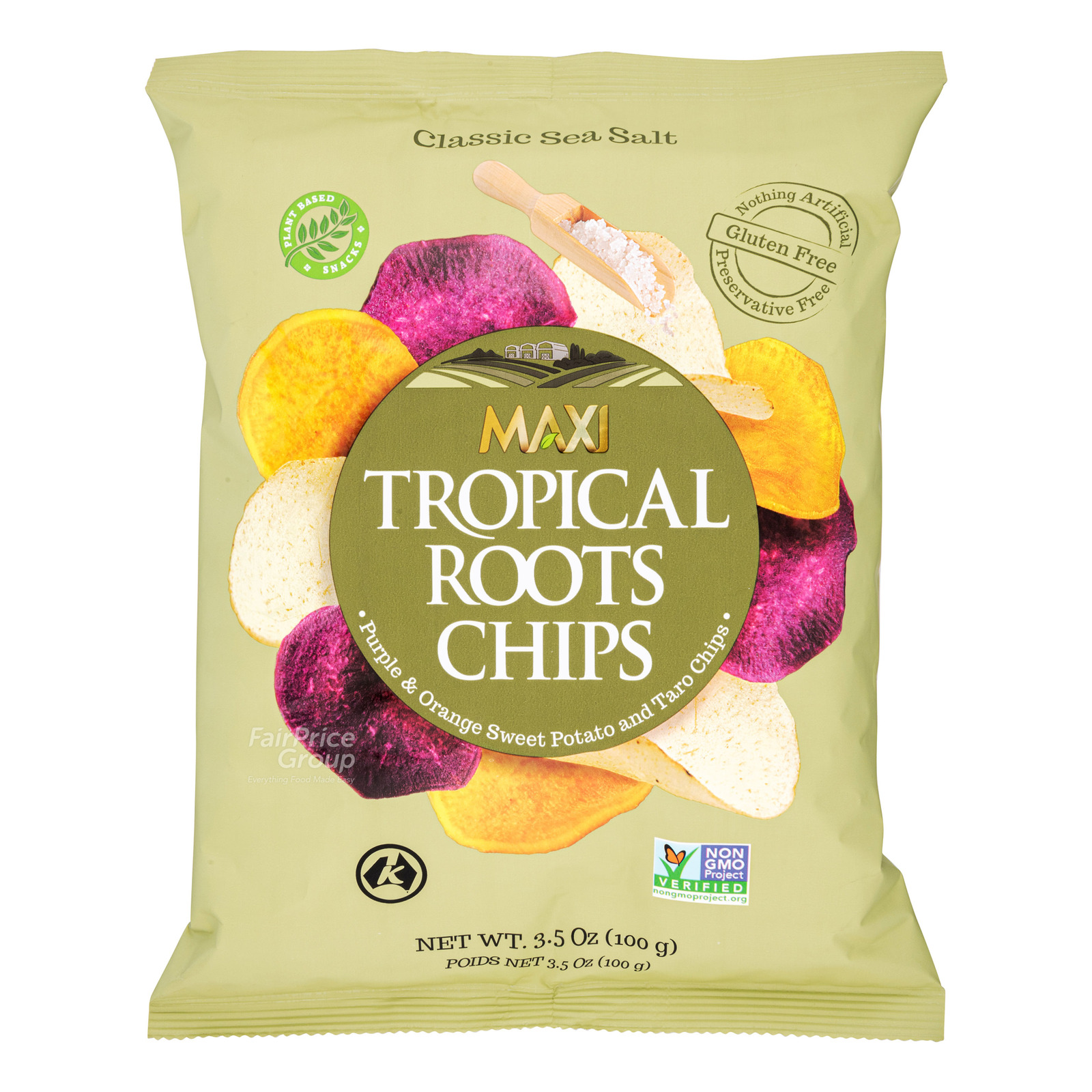 Maxi Tropical Roots Chips - Sea Salt (Classic) | NTUC FairPrice