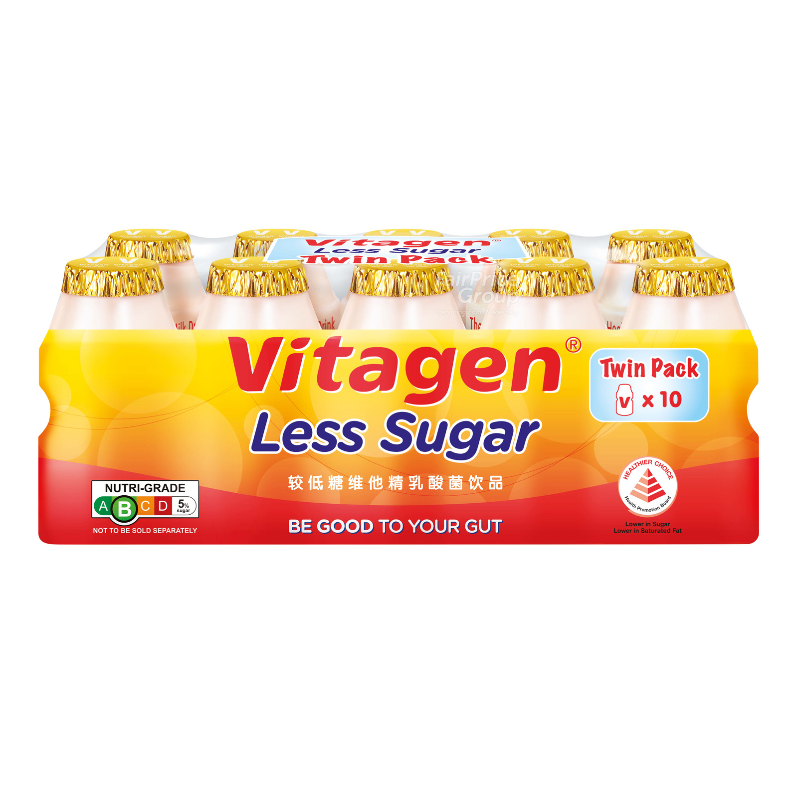 Vitagen Cultured Milk - Less Sugar (LB) | NTUC FairPrice