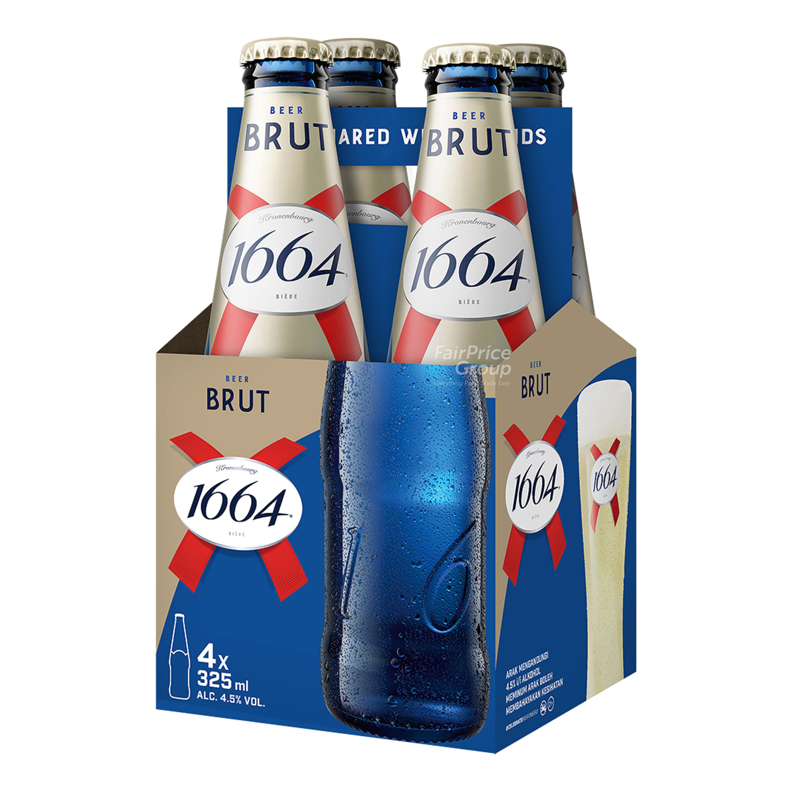 Kronenbourg 1664 Bottle Beer - Brut | NTUC FairPrice