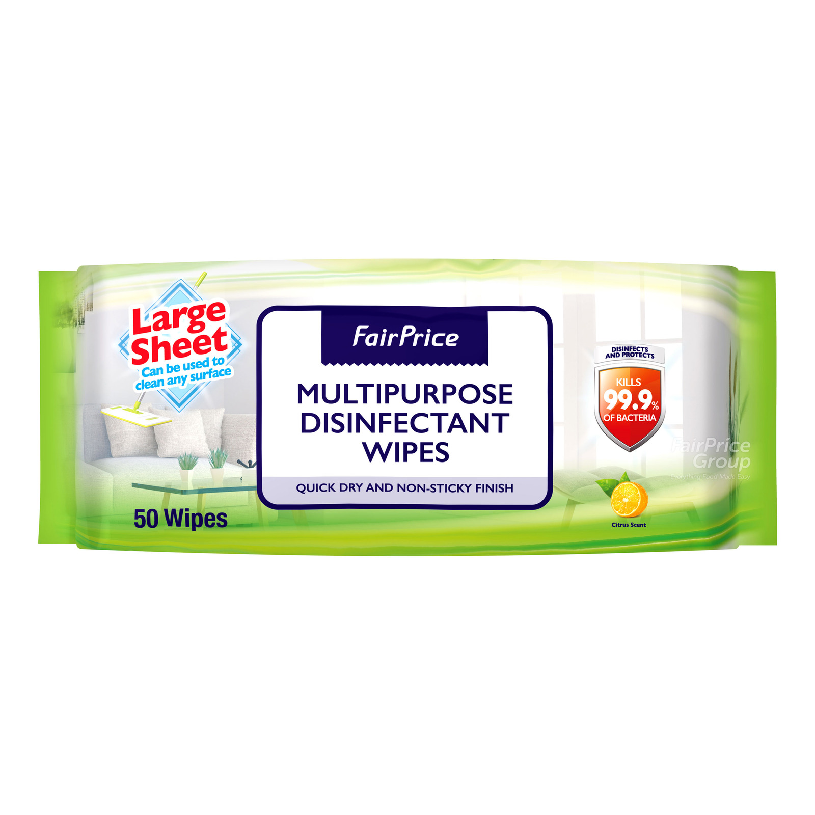 FairPrice Multipurpose Disinfectant Wipes | NTUC FairPrice