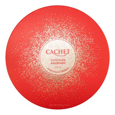 Cachet Chocolate Round Red Gift Box | NTUC FairPrice