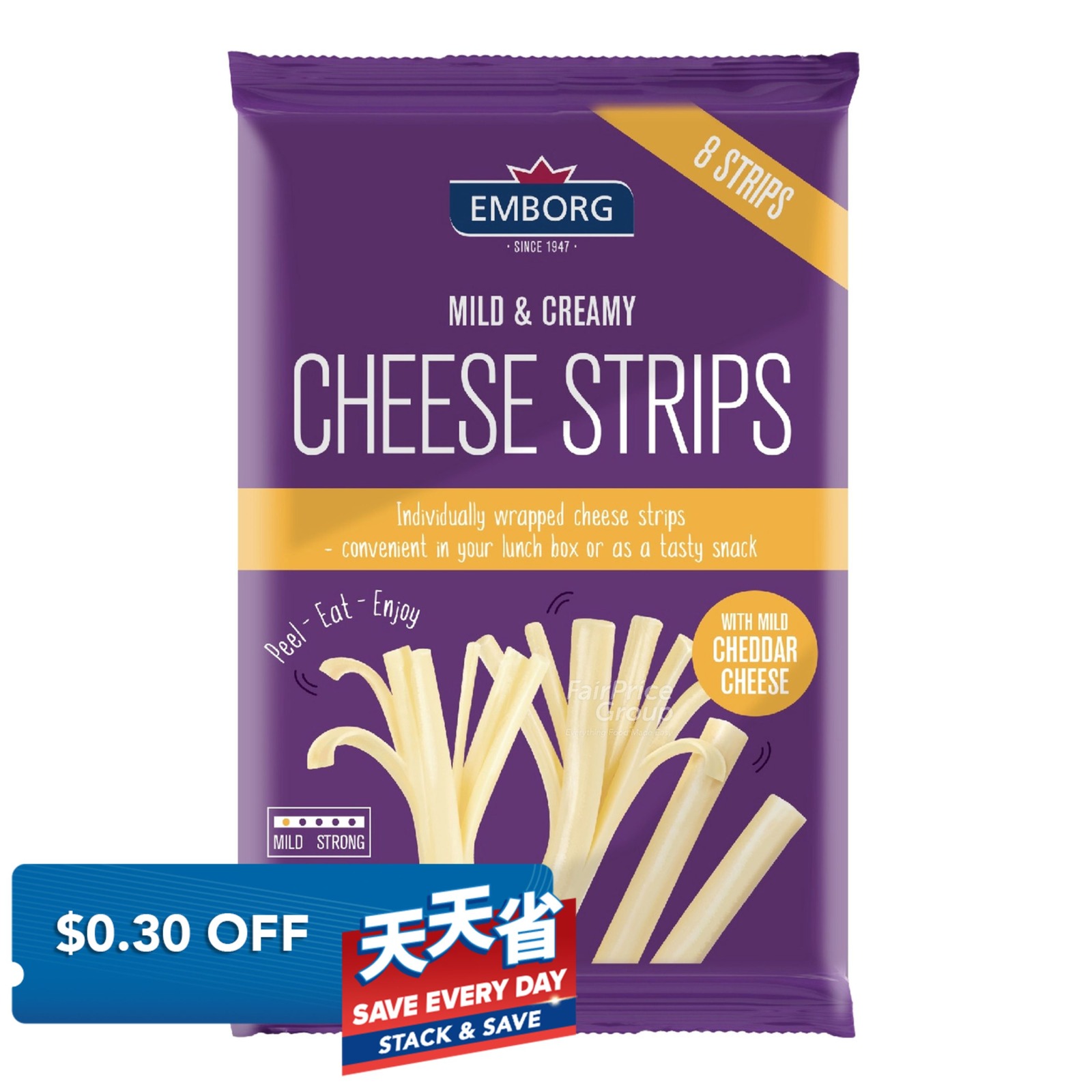 Emborg Cheese Strips | NTUC FairPrice