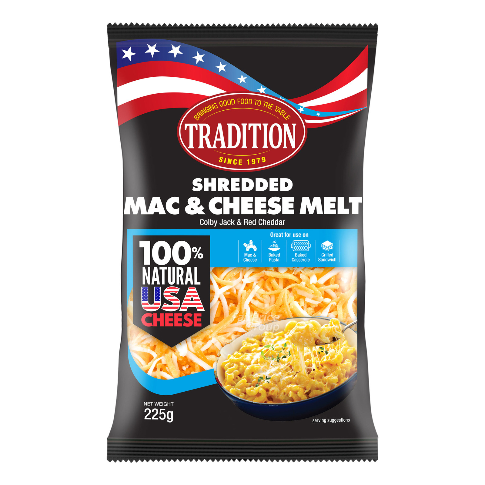 Tradition Natural USA Shredded Cheese - Mac & Cheese Melt | NTUC FairPrice