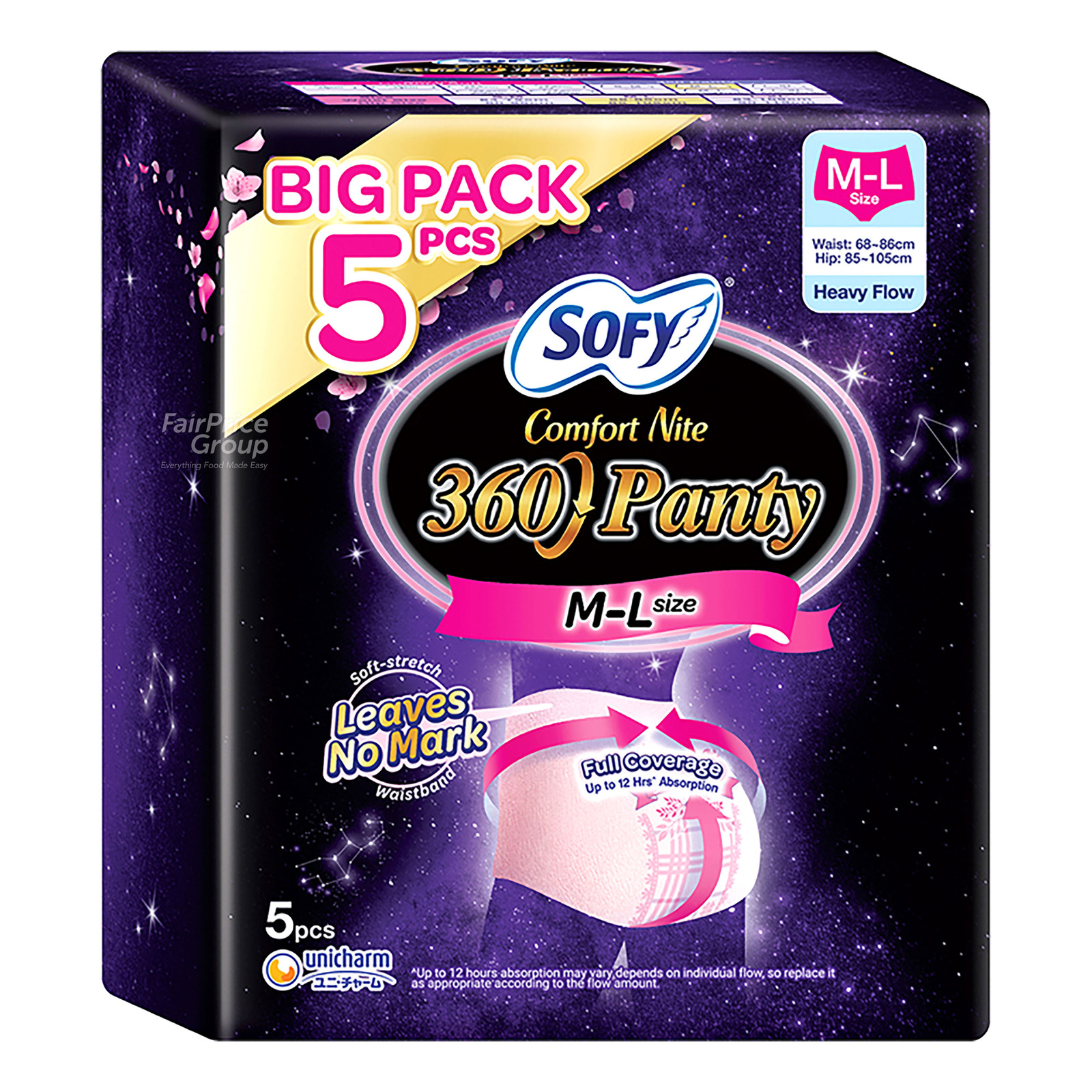 Sofy Comfort Nite 360 Panty - Size M - L | NTUC FairPrice
