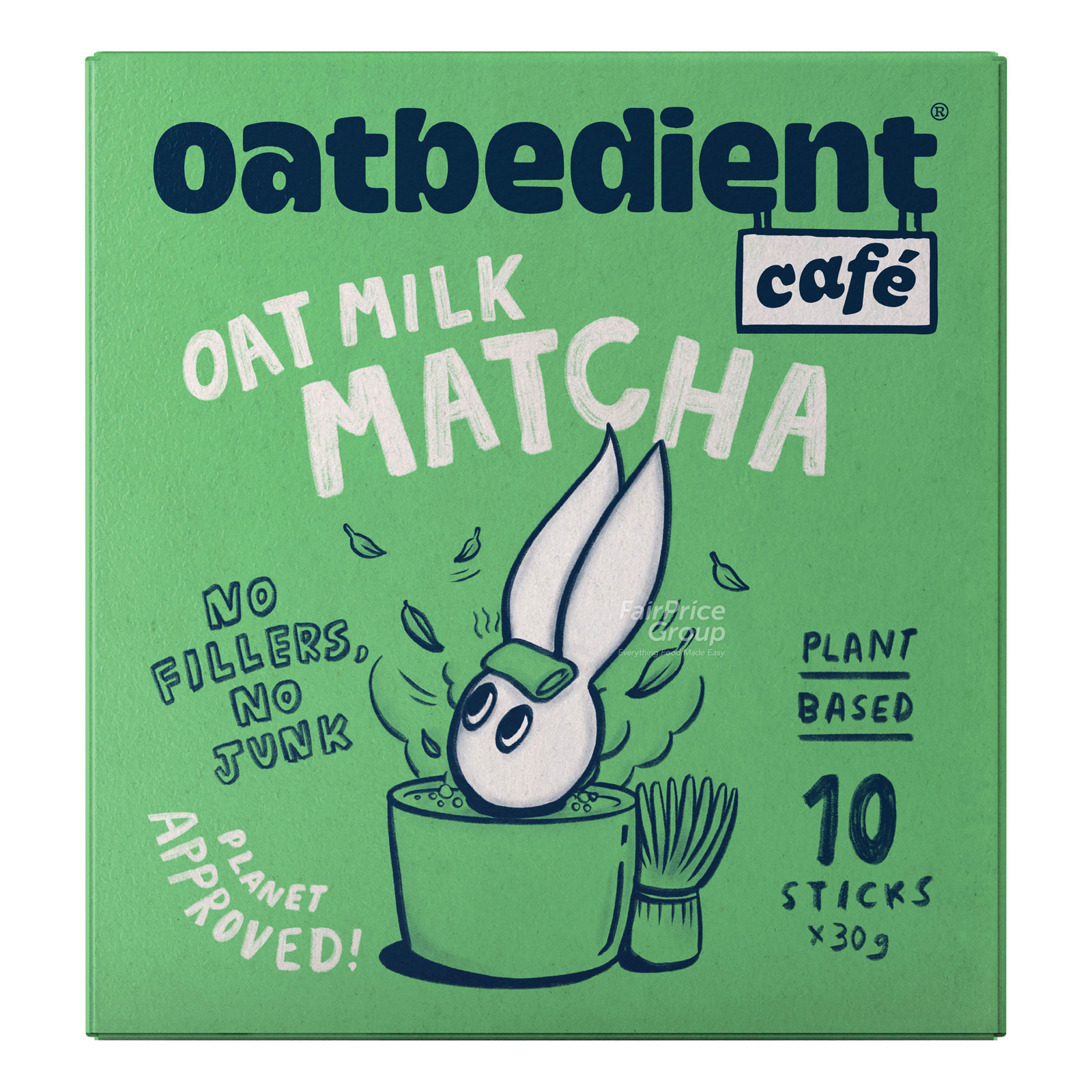 Oatbedient Oat Milk - Matcha | NTUC FairPrice