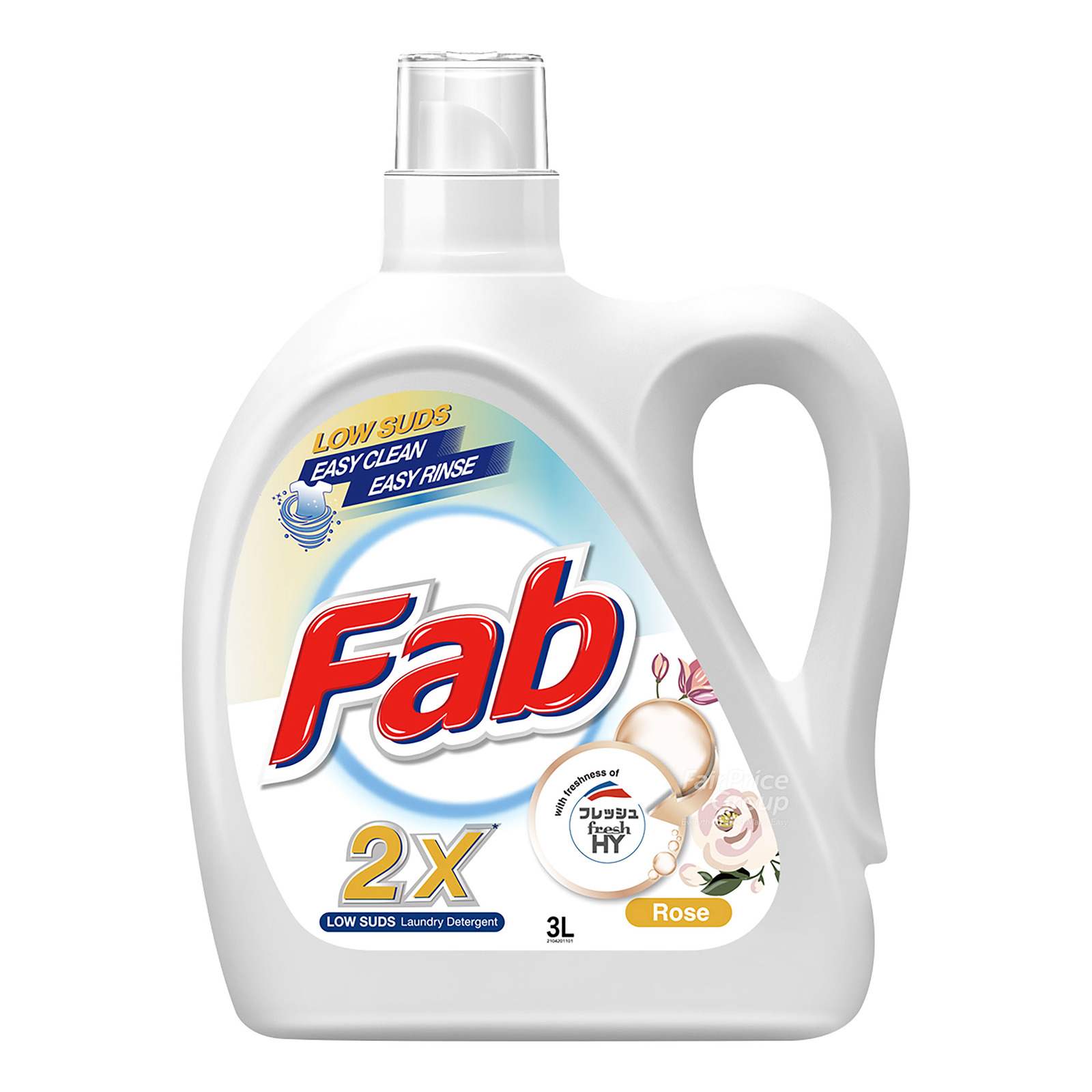 Fab 2x Low Suds Laundry Detergent - Rose | NTUC FairPrice