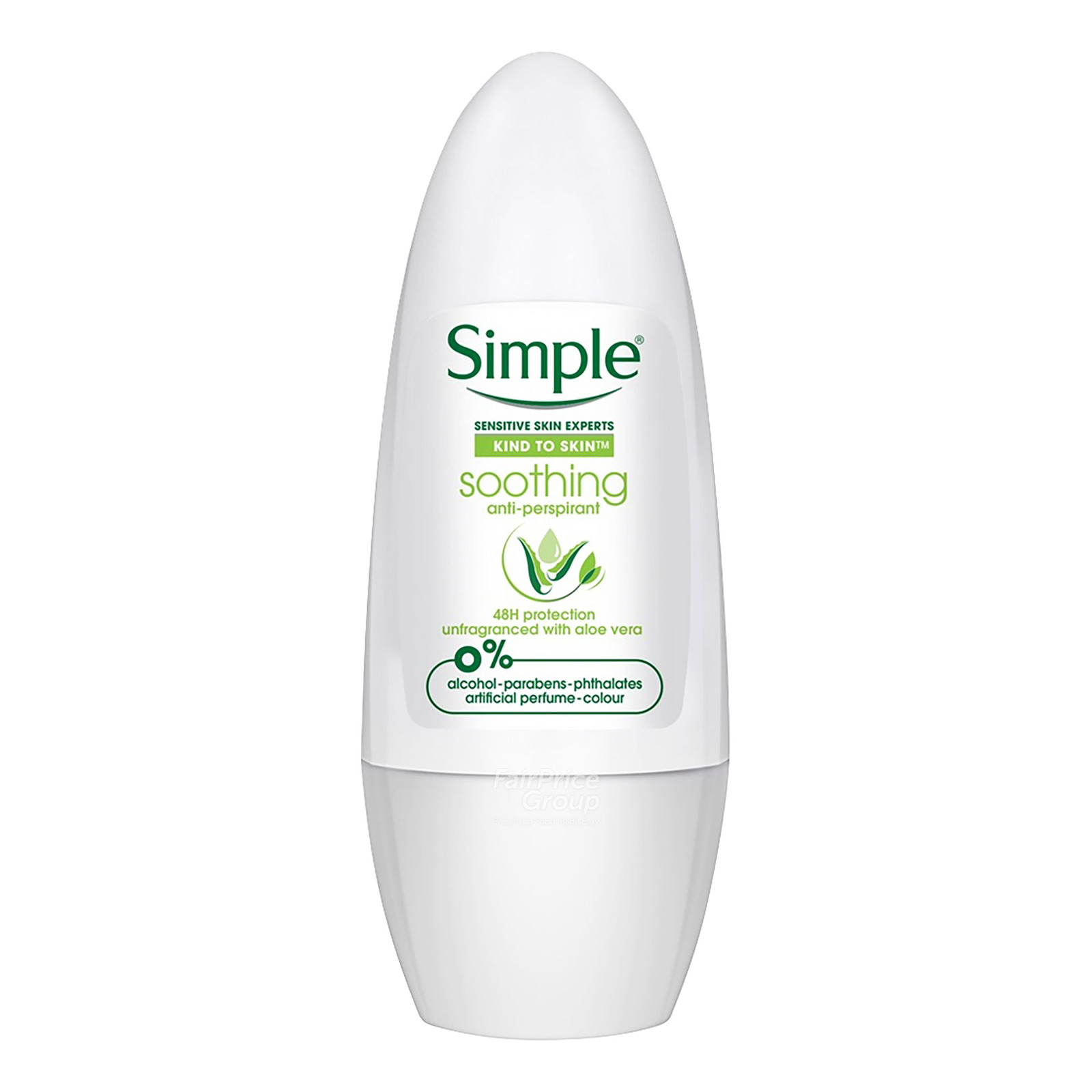 Simple Anti-Perspirant Roll-On Deodorant - Soothing | NTUC FairPrice