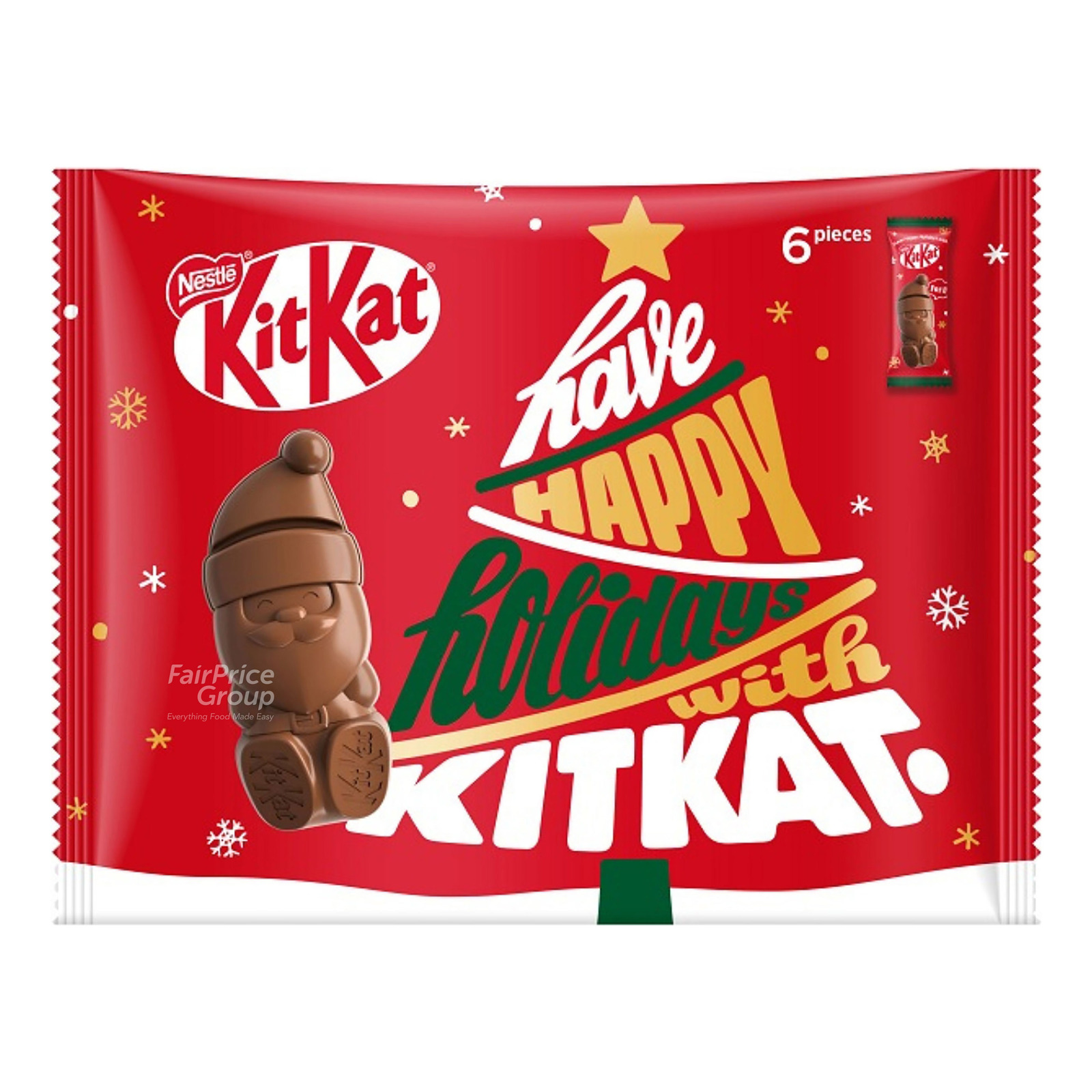 Nestle Kit Kat Chocolate - Santa Icons Share Bag | NTUC FairPrice