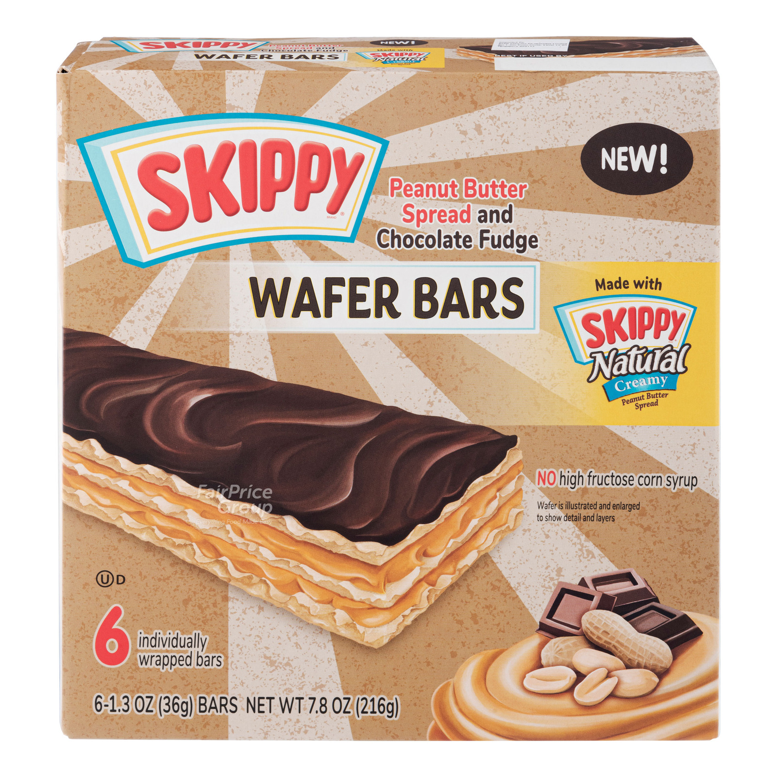 Skippy Natural Wafer Bars | NTUC FairPrice