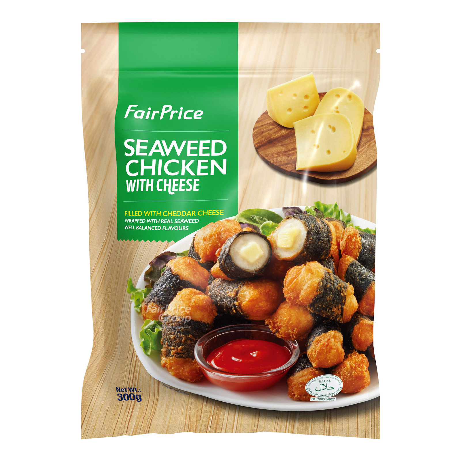 FairPrice Frozen Seaweed Chicken with Cheese | NTUC FairPrice
