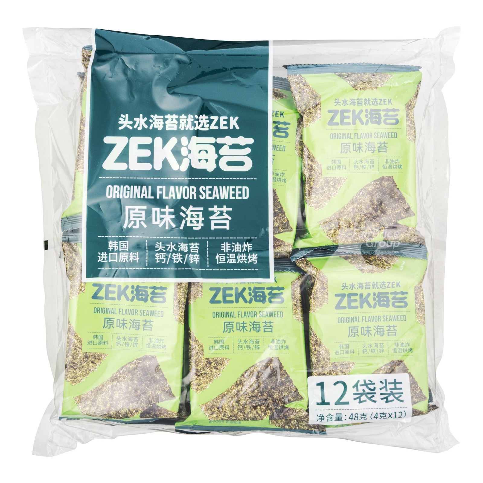 Zek Seasoned Seaweed - Original | NTUC FairPrice