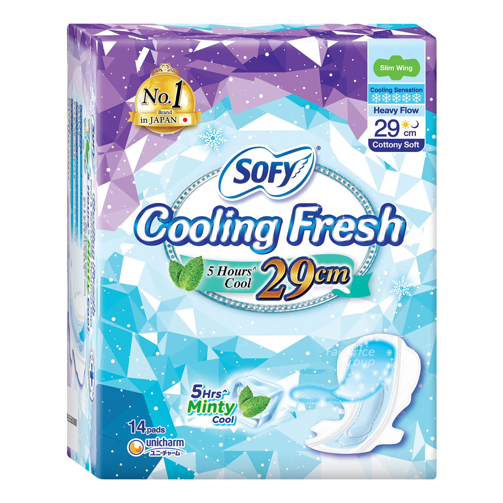 Sofy Night Slim Wing - Cooling Fresh (29cm) | NTUC FairPrice