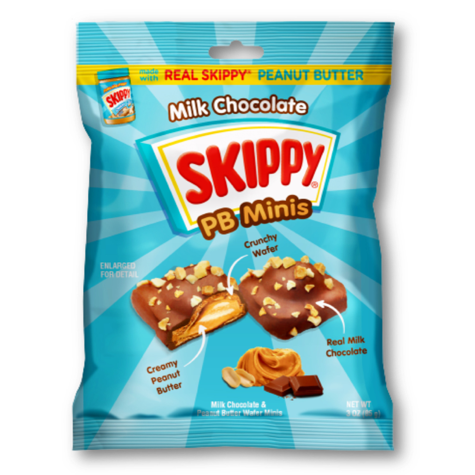 Skippy Peanut Butter Chocolate Wafer Bites Peg Bag | NTUC FairPrice