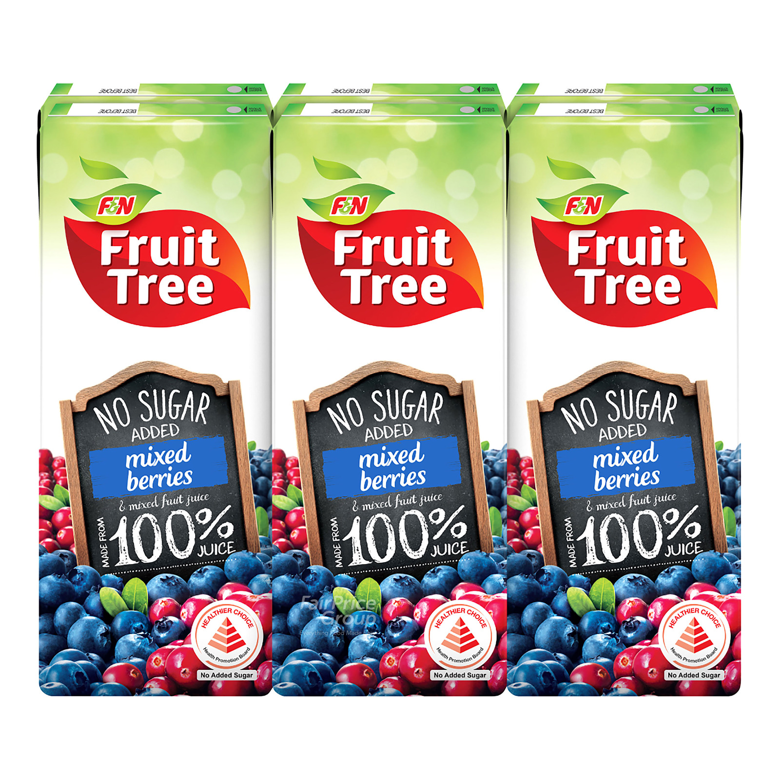 F & N Fruit Tree Packet Drink - Mixed Berries & Mixed Fruit Juice ...