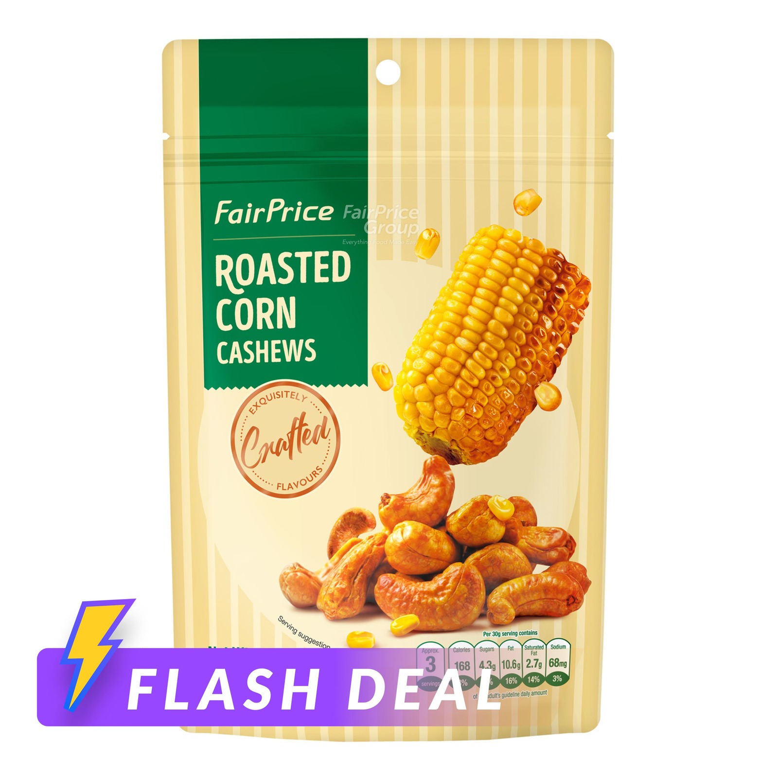 FairPrice Cashew Nuts - Roasted Corn | NTUC FairPrice