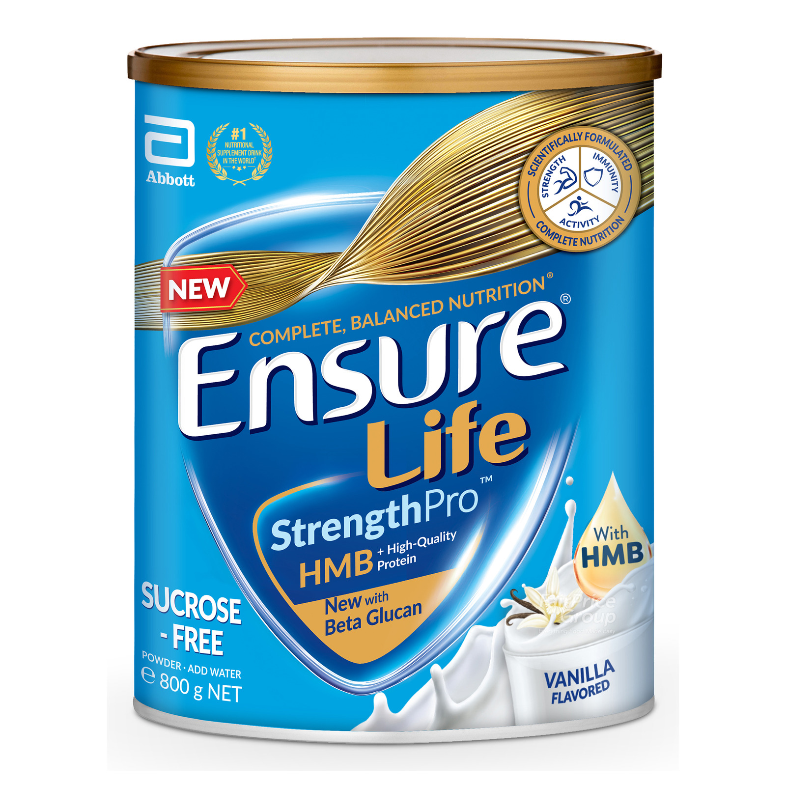 Abbott Ensure Life StrengthPro Sucrose-Free Milk Powder-Vanilla | NTUC FairPrice