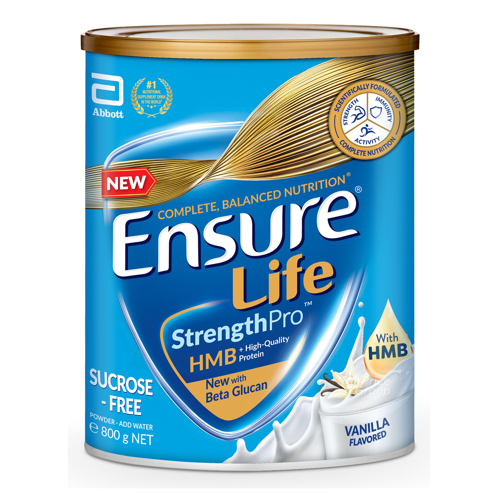 Abbott Ensure Life StrengthPro Sucrose-Free Milk Powder-Vanilla | NTUC FairPrice