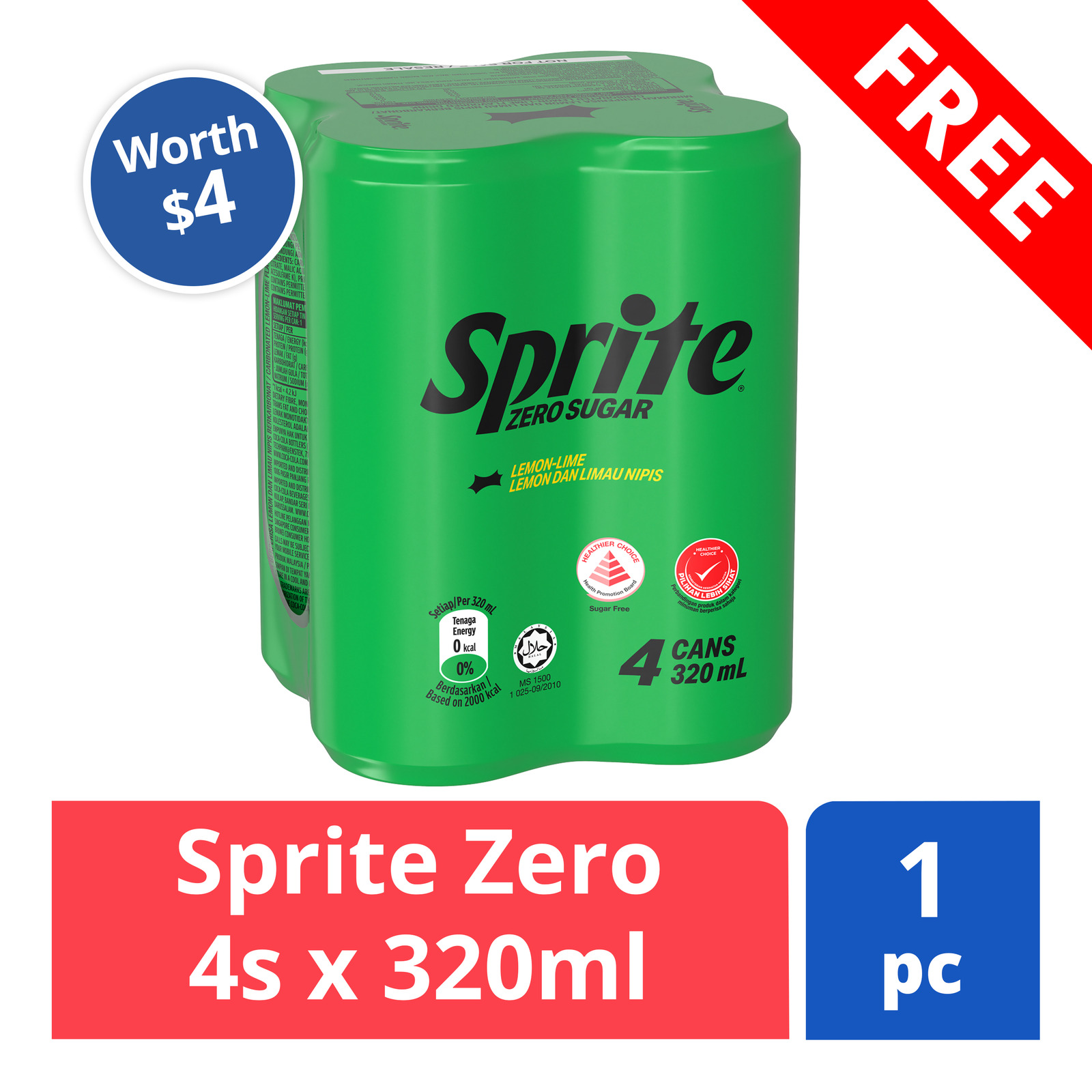 Sprite Zero Free Of Charge | NTUC FairPrice