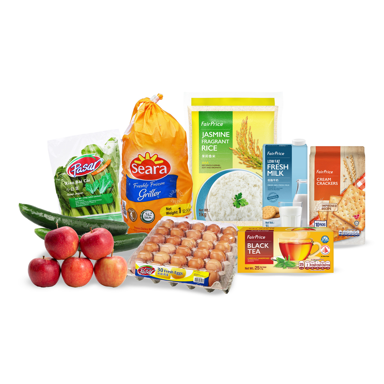 A Full Plate - $36 Grocery Bundle For Charity | NTUC FairPrice