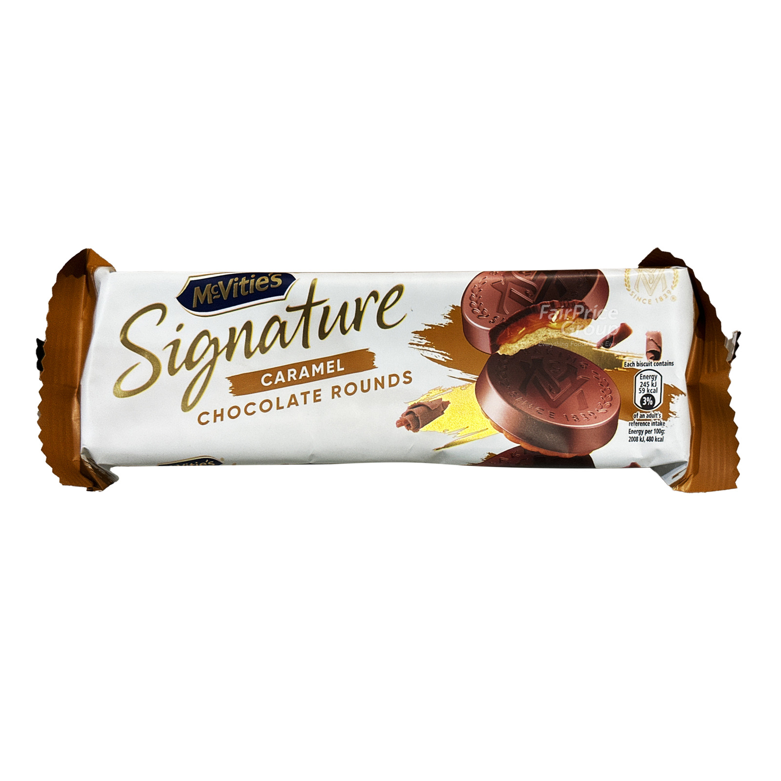 Mcvitie's Signature Biscuits - Caramel Chocolate Rounds | NTUC FairPrice