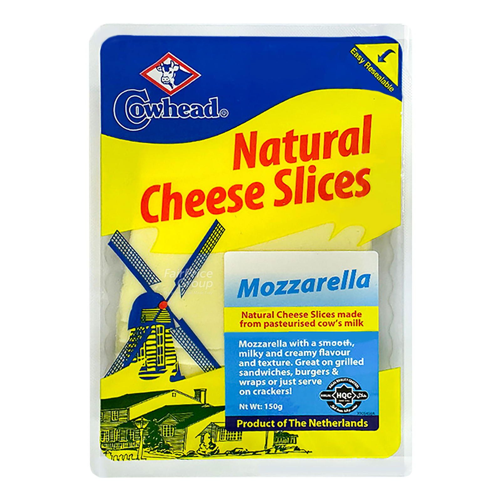 Cowhead Natural Cheese Slices - Mozzarella | NTUC FairPrice