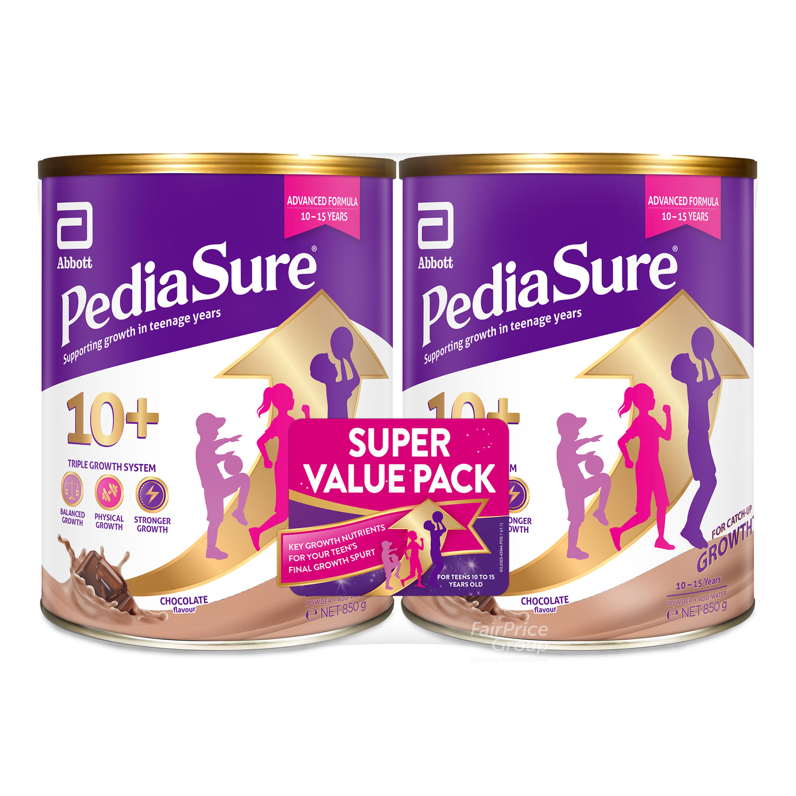 PediaSure 10+ Milk Powder - Chocolate | NTUC FairPrice