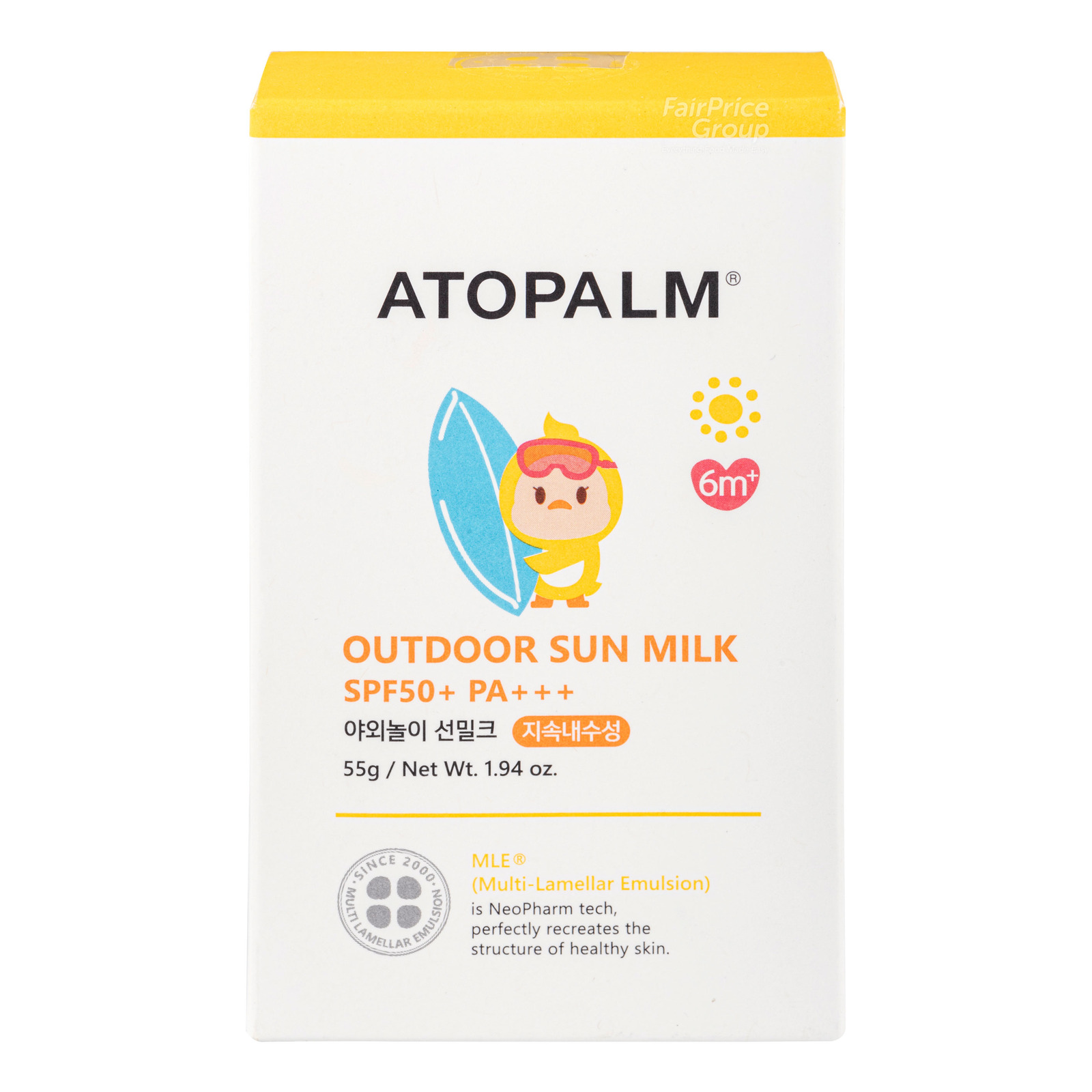 Atopalm Outdoor Sun Milk SPF50+ PA+++ | NTUC FairPrice