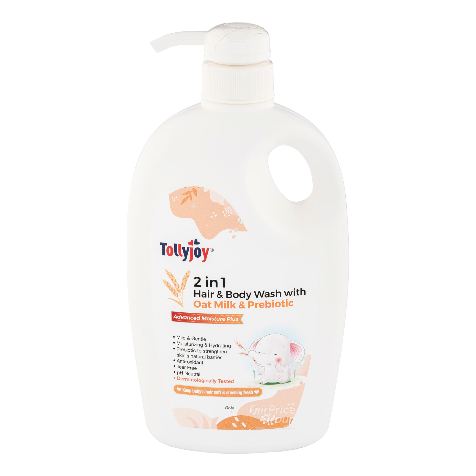 Tollyjoy 2 in 1 Hair & Body Wash with Prebiotic | NTUC FairPrice