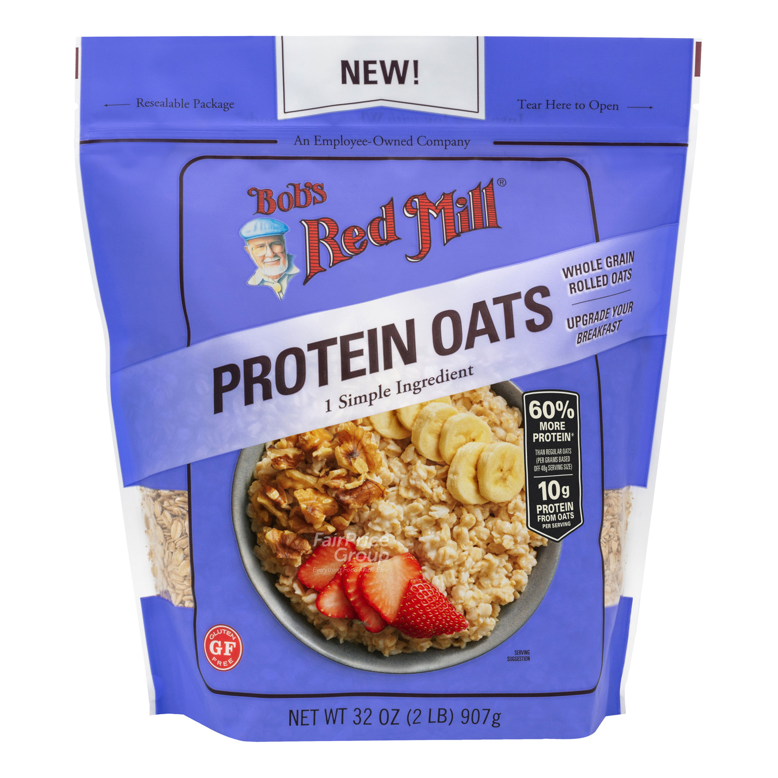 Bob's Red Mill Gluten Free Protein Rolled Oats | NTUC FairPrice