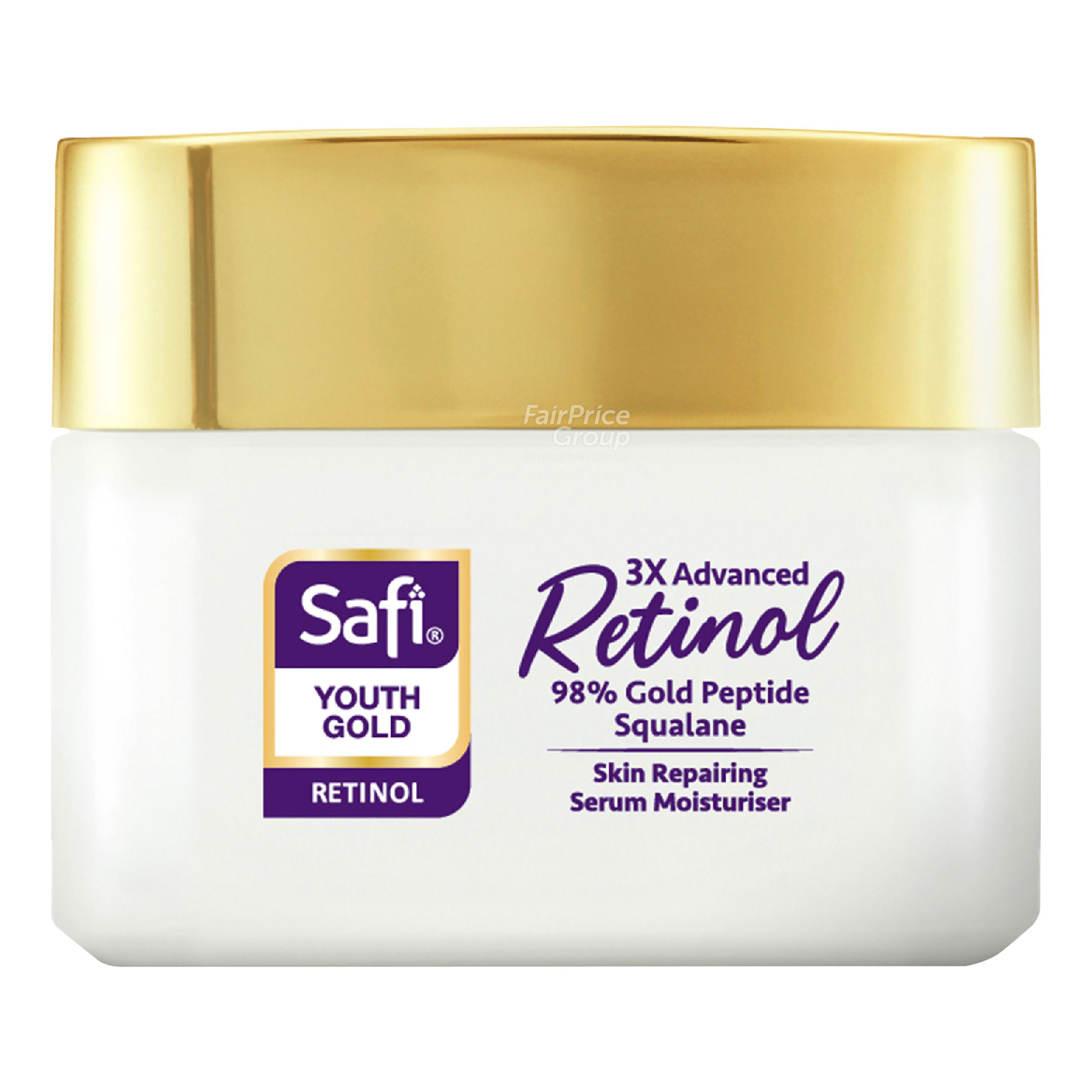 Safi Youth Gold Retinol - Skin Repairing Serum Moisturiser | NTUC FairPrice