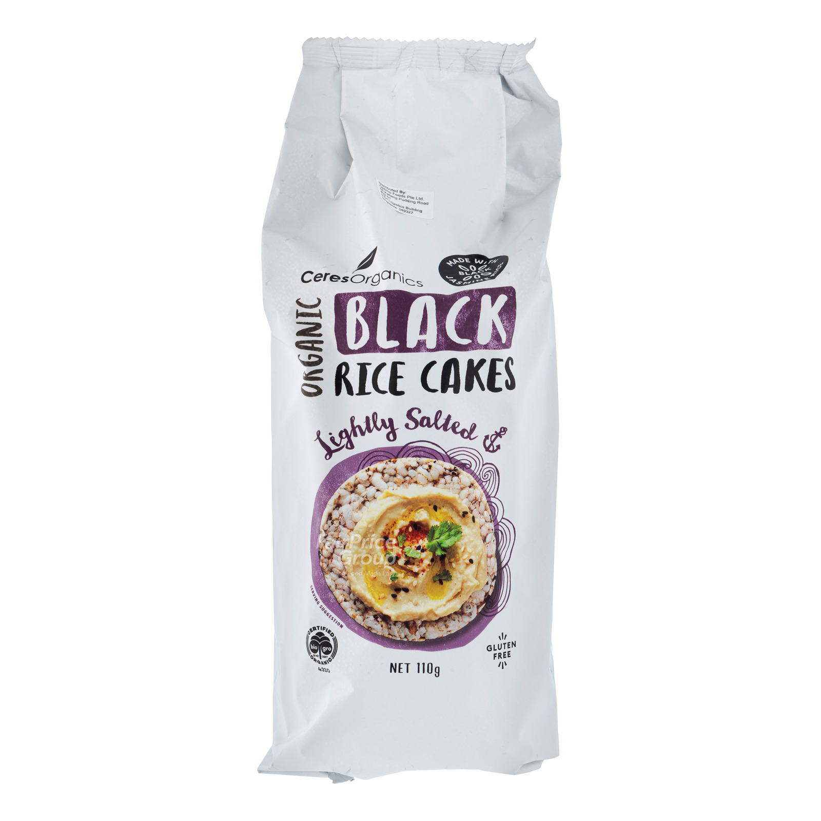 Ceres Organics Black Rice Cake | NTUC FairPrice