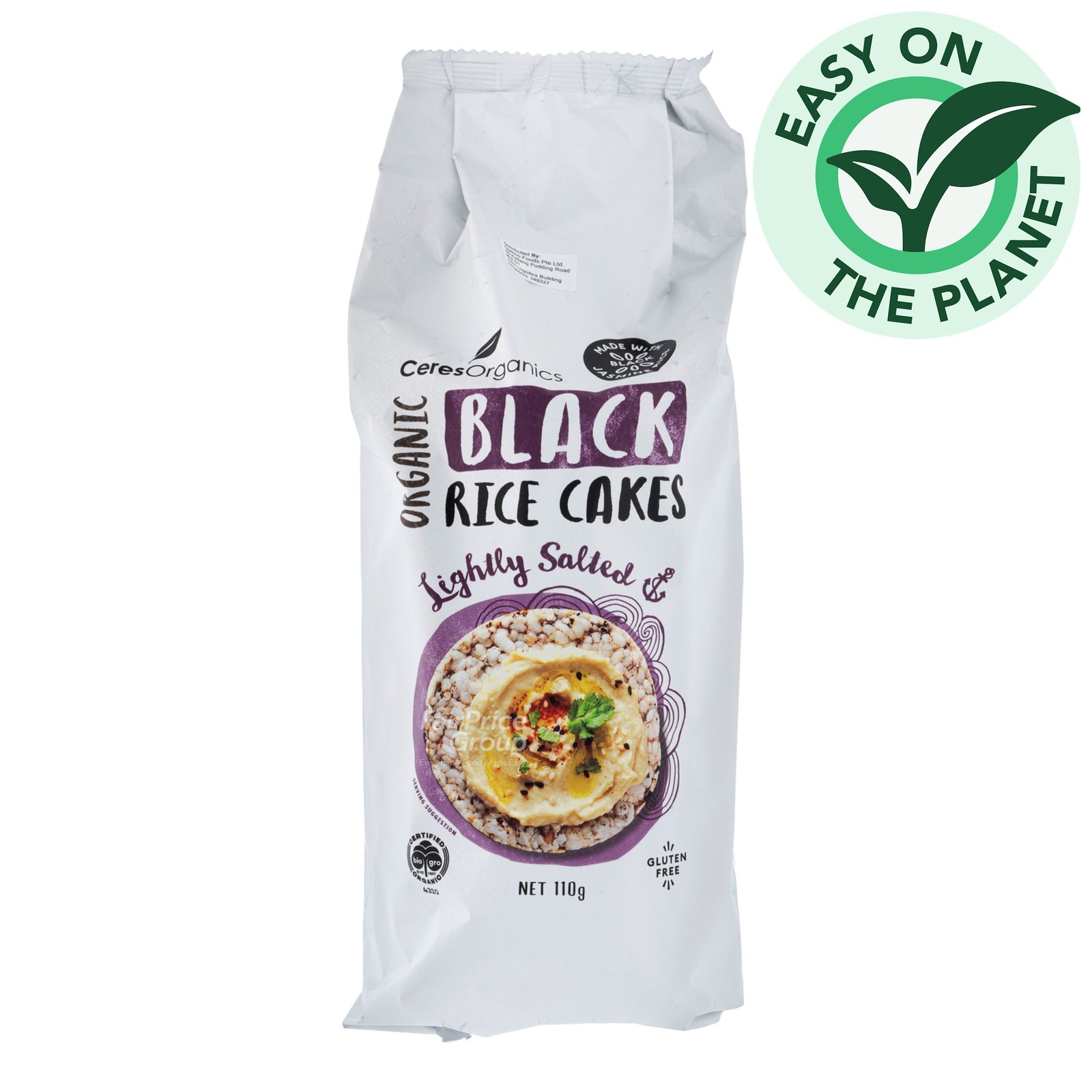 Ceres Organics Black Rice Cake | NTUC FairPrice