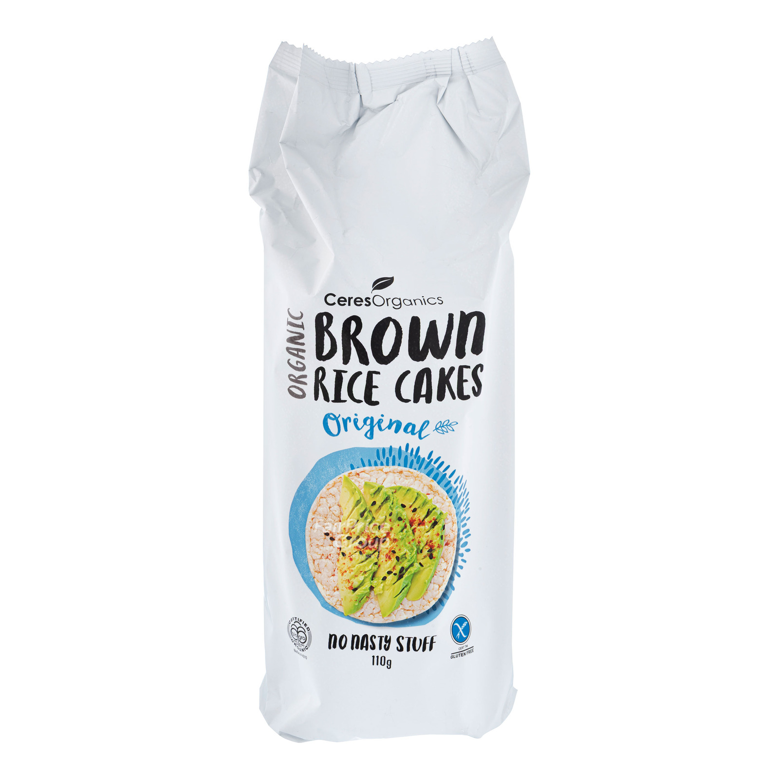 Ceres Organics Brown Rice Cake - Original | NTUC FairPrice