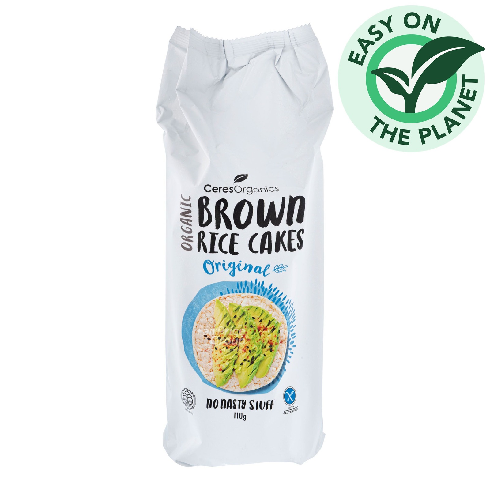Ceres Organics Brown Rice Cake - Original | NTUC FairPrice
