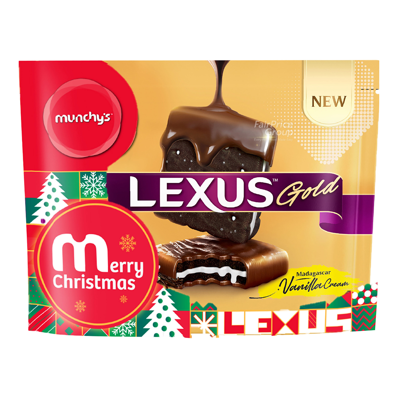 Munchy's Lexus Gold Biscuits - Madagascar Vanilla | NTUC FairPrice