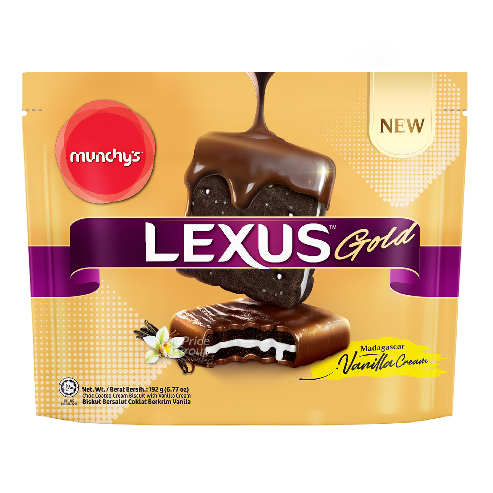 Munchy's Lexus Gold Biscuits - Madagascar Vanilla | NTUC FairPrice
