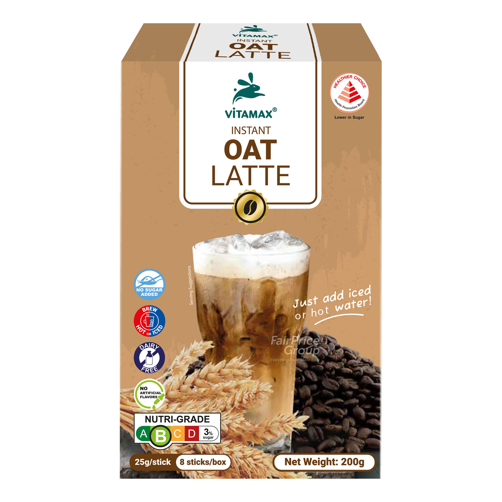Vitamax Instant Oat Latte | NTUC FairPrice