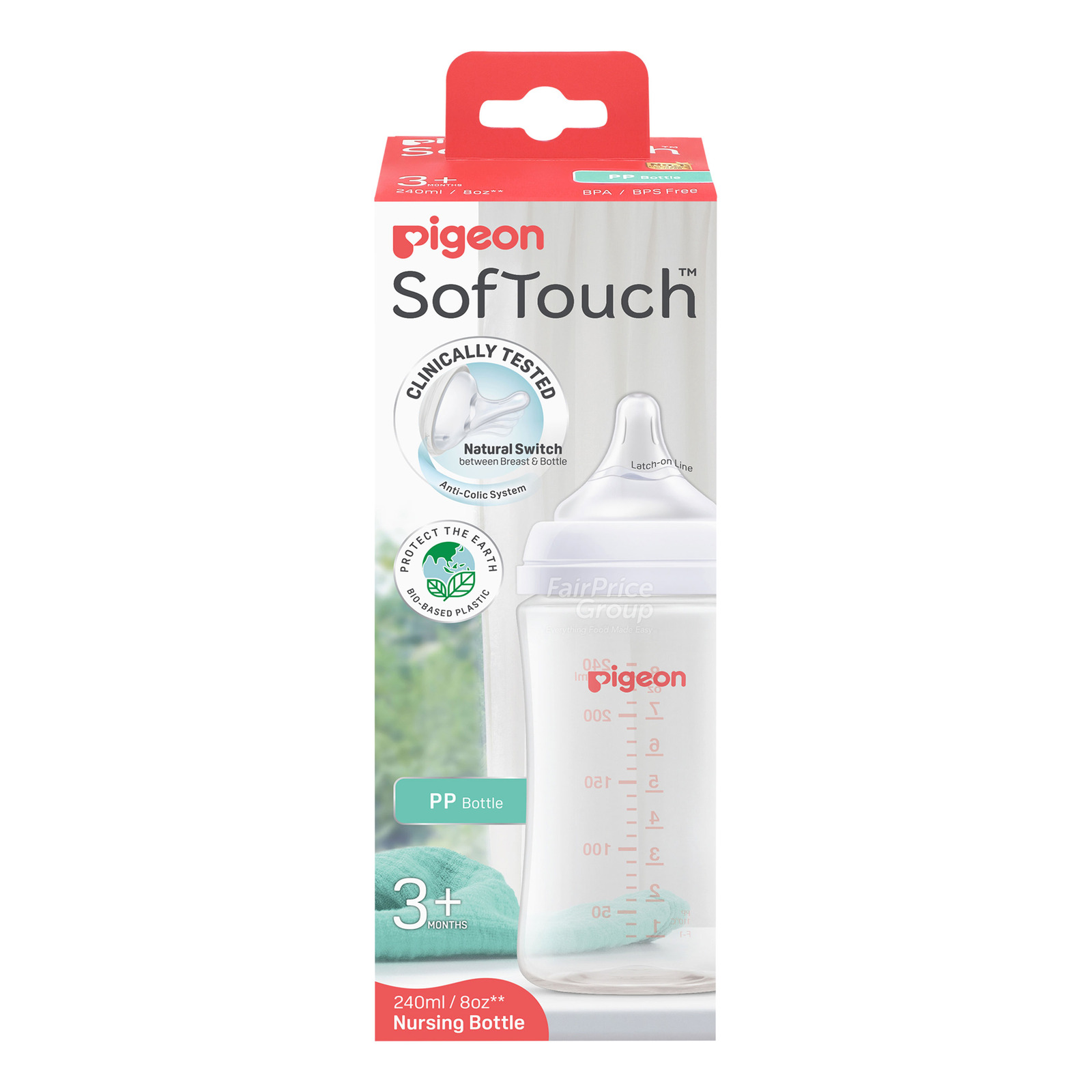 Pigeon Soft Touch Nursing PP Bottle | NTUC FairPrice