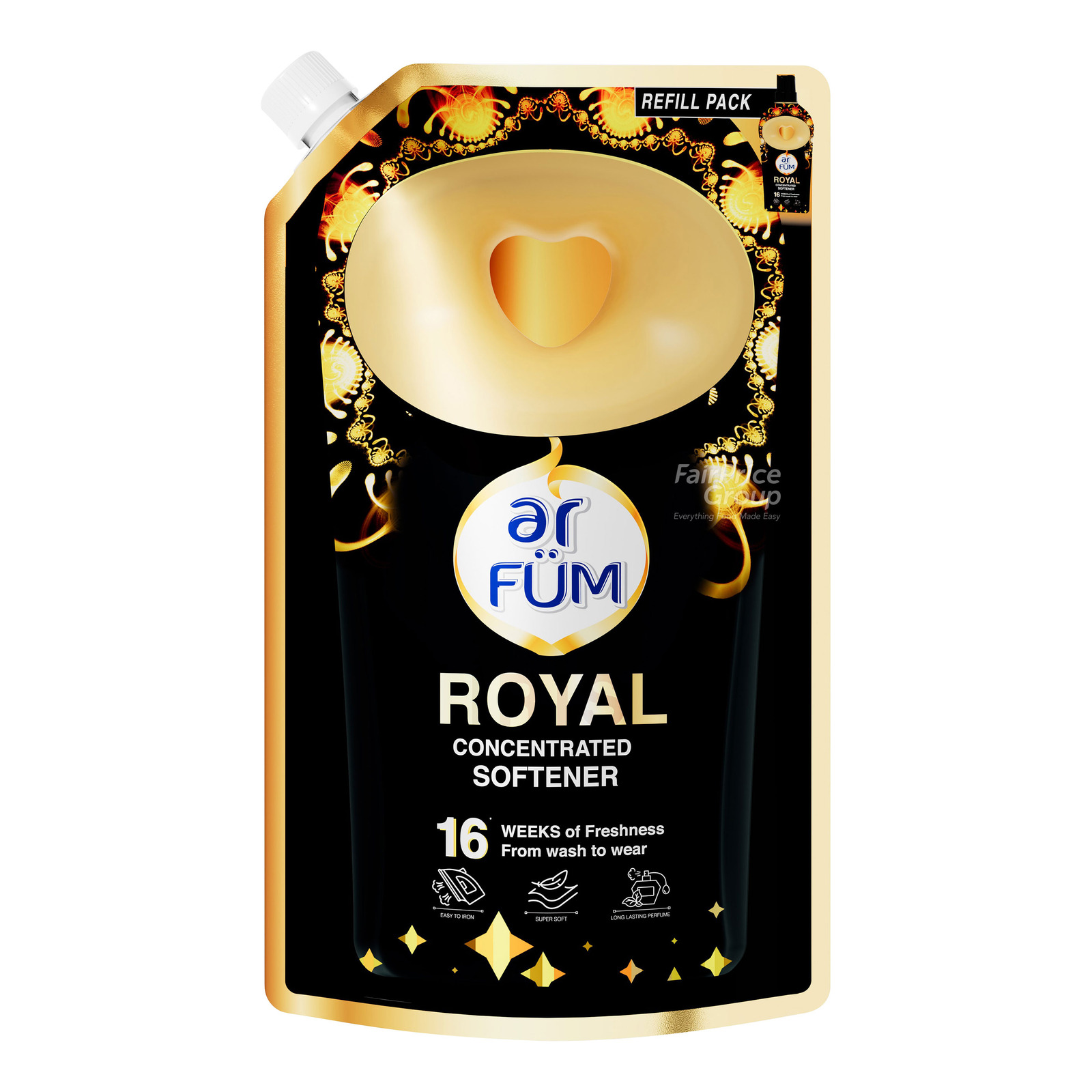 Ar Fum Concentrated Fabric Softener Refill - Royal | NTUC FairPrice