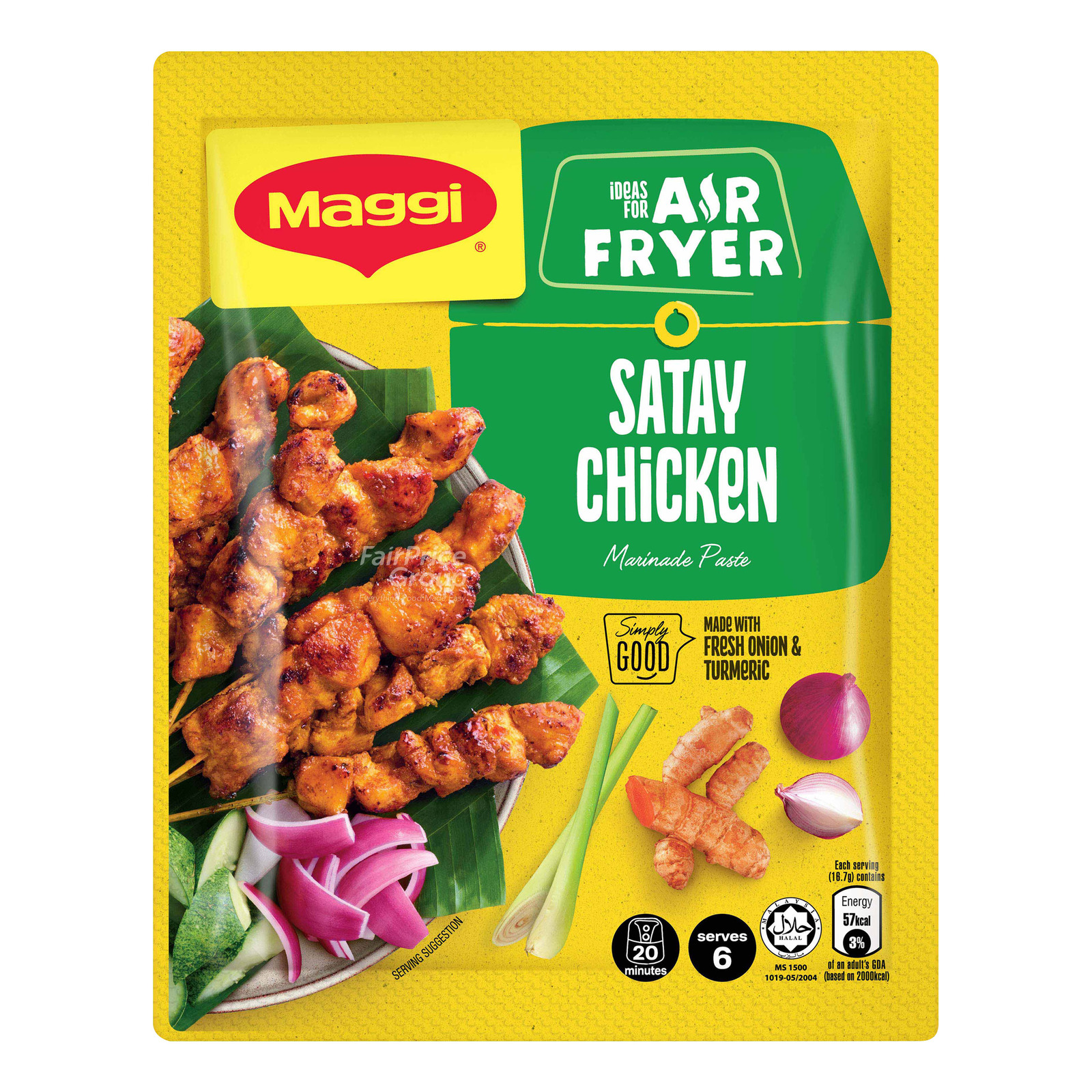 Maggi Air Fryer Marinade Paste - Satay Chicken | NTUC FairPrice