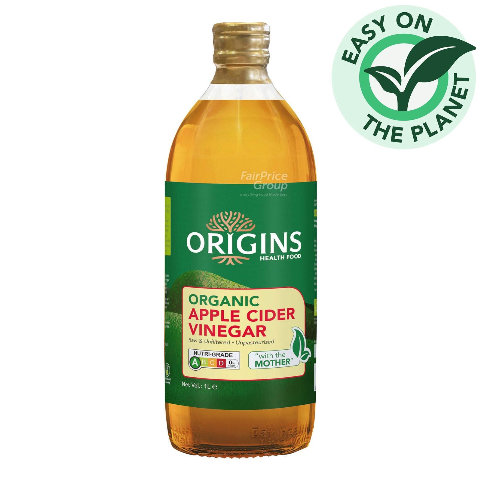 Origins Organic Apple Cider Vinegar | NTUC FairPrice