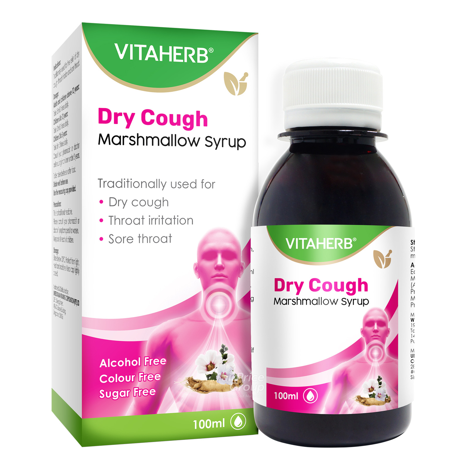 Vita Herb Dry Cough Marshmallow Syrup | NTUC FairPrice