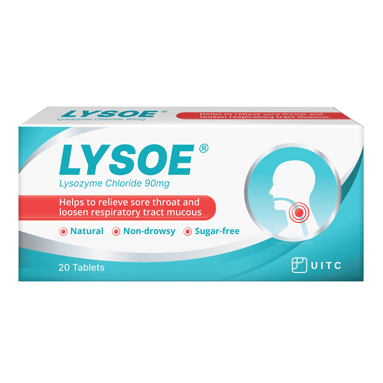 Lysoe Lysozyme Chloride Tablets | NTUC FairPrice
