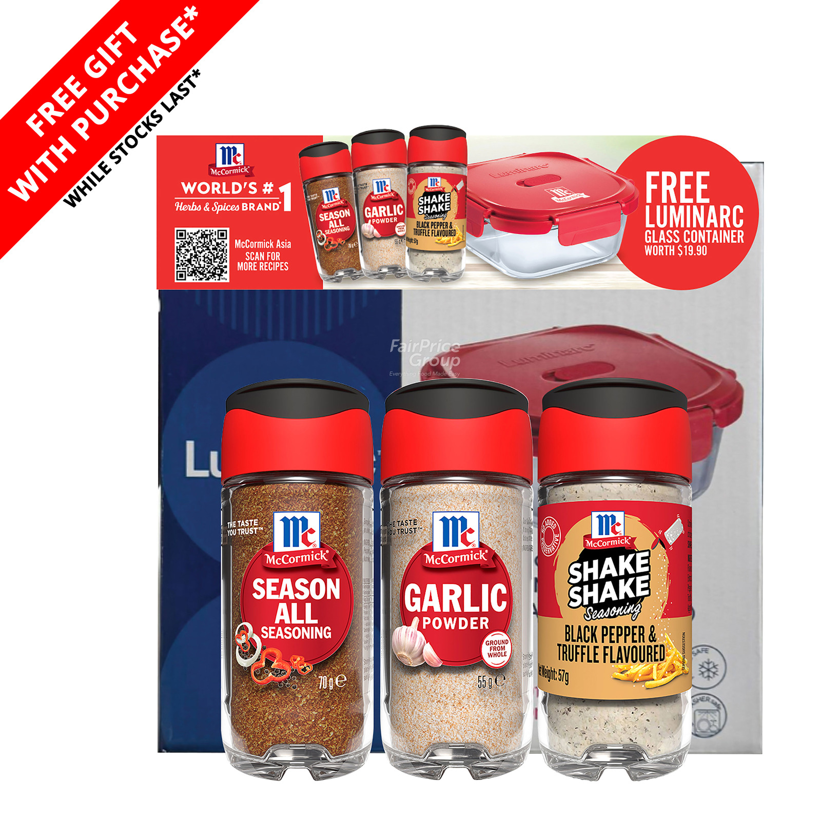 Mccormick Seasoning Blends Banded - Free Luminarc Container | NTUC ...